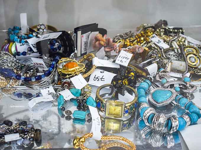 Turquoise, gold, and everything bold: your next favorite accessory is hiding somewhere in this dazzling display case.