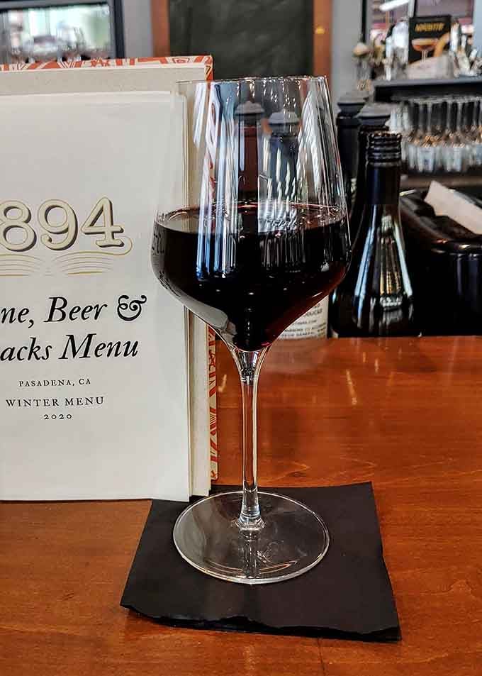 This elegant pour is your ticket to hours of guilt-free browsing among the shelves.