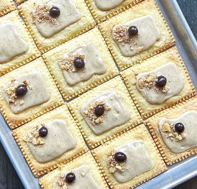 The perfectly crimped edges and glossy glaze on these Weeshtarts demonstrate the attention to detail that sets handcrafted pastries apart from their mass-produced cousins.