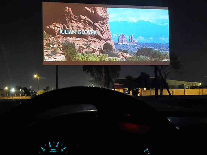 When the opening credits roll on that massive screen, suddenly everything else just fades away beautifully.