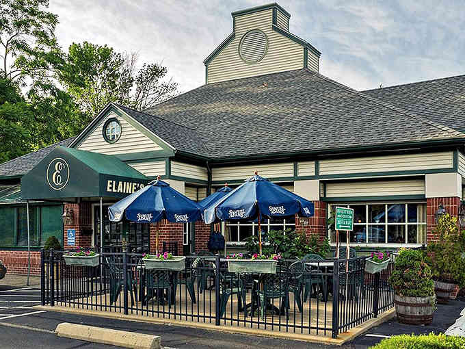 Nothing says "charming New England town" quite like a restaurant with outdoor seating where you can actually enjoy a conversation.