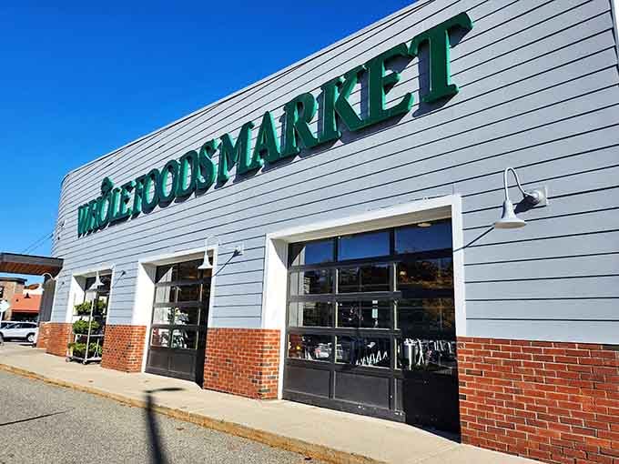 Even Whole Foods looks more dignified here, like it's trying to impress the historic neighbors around it.