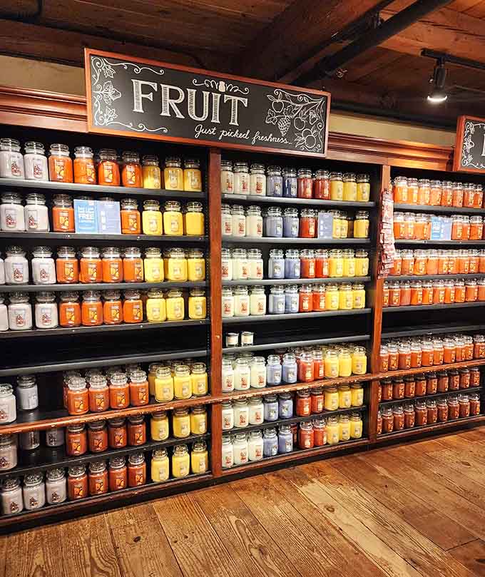 The fruit section alone could convince you that your house needs to smell like a perpetual farmers market year-round.