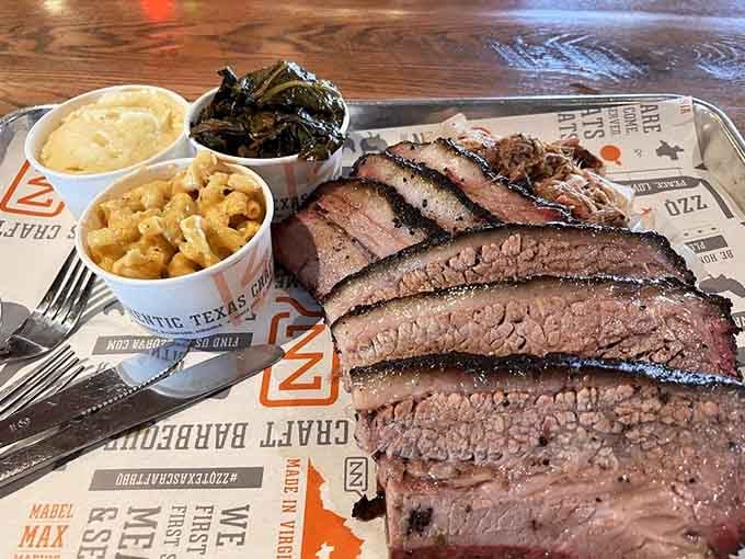 Look at that smoke ring and perfect bark, this is brisket that would make any Texan proud.