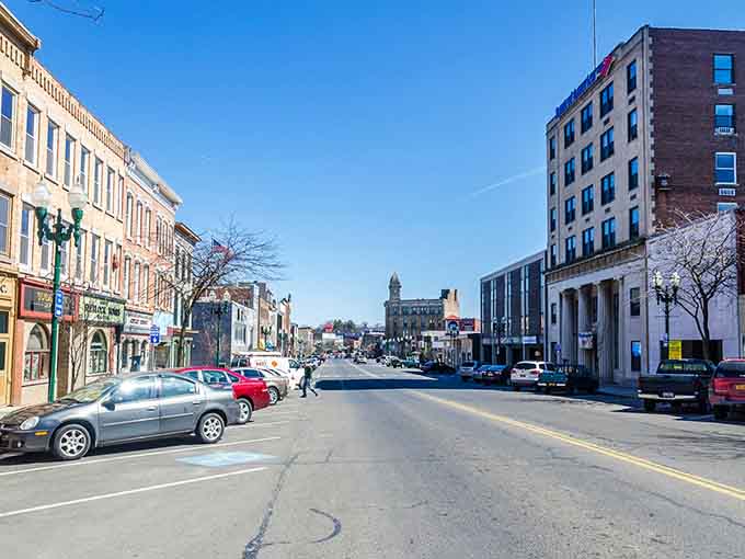 Sunny sidewalks invite leisurely strolls past shops and cafes in a downtown that's both vibrant and genuinely welcoming.