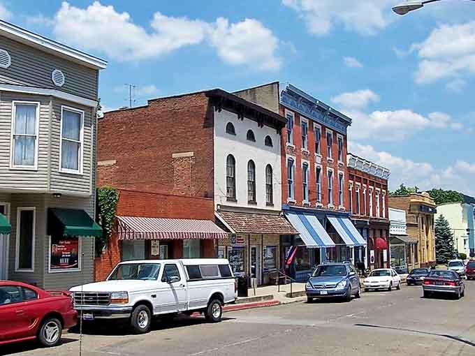 Historic storefronts and striped awnings welcome you to charming Augusta, where a stroll down these sunny streets feels like home.