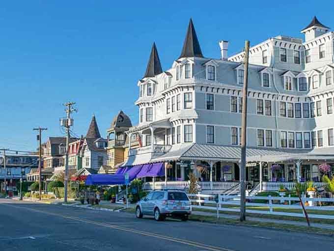 Victorian towers and turrets line the waterfront like a storybook come to life, each building more charming than the last.
