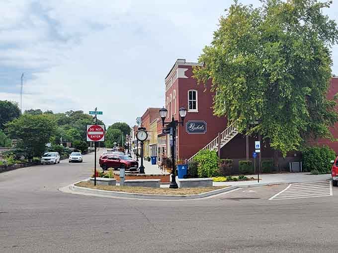 New Haven's main street combines unique storefronts with classic small-town character, making it perfect for discovering hidden treasures and friendly faces.