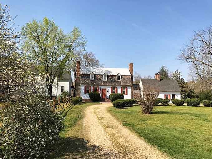 The gravel drive leading to this colonial home whispers of simpler times when neighbors actually knew each other's names.