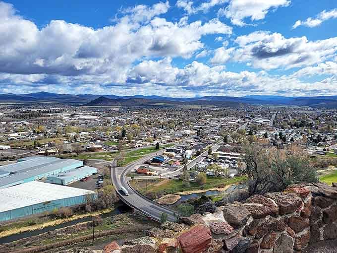 Mountains frame this valley town like nature's own picture frame, and the view comes free with every home purchase.