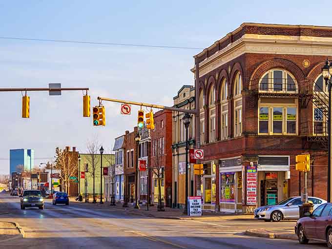 The warm brick facades along Toledo's streets glow with an inviting light that makes you want to explore every shop and restaurant.
