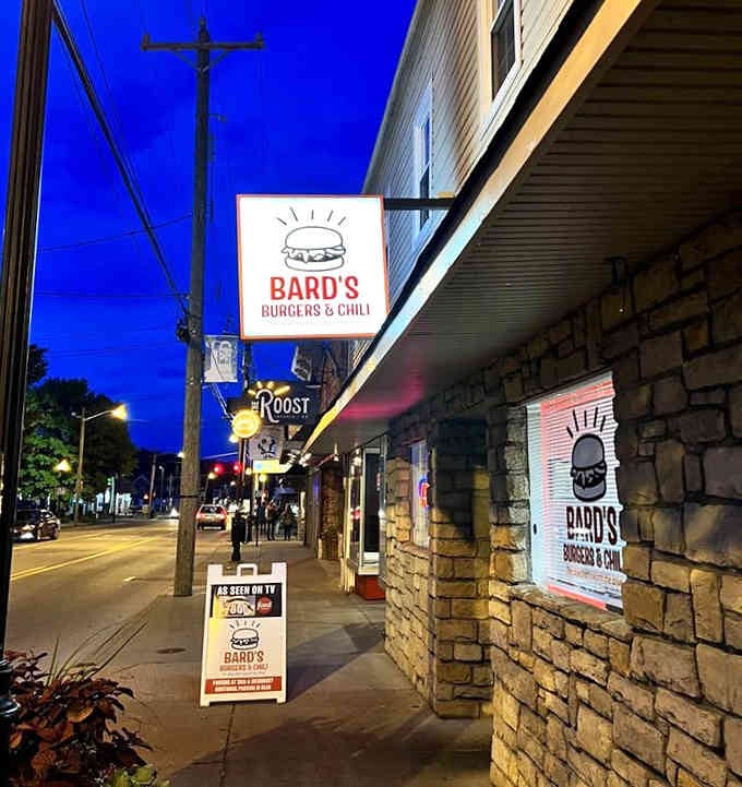 When the evening lights glow against stone and siding, you know comfort food and good times await.
