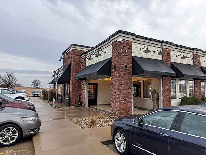 Those welcoming awnings and warm lighting create an inviting atmosphere that draws locals back again and again.