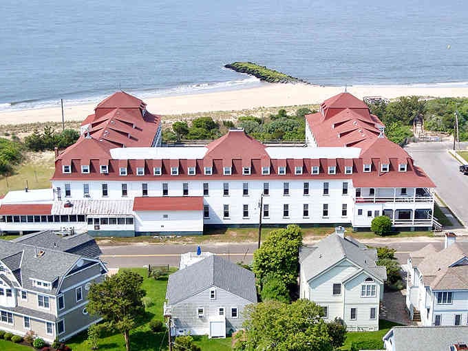 Those distinctive towers rise like a grand dame of the shore, elegant and timeless against ocean breezes.