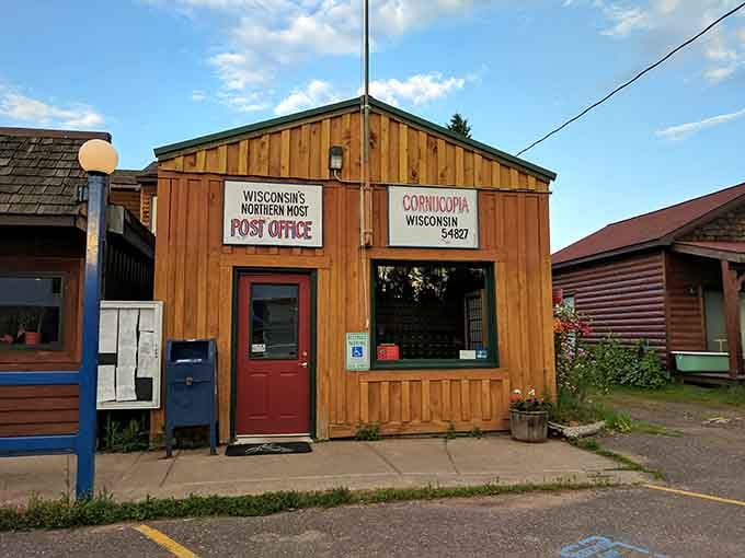 Wisconsin's northernmost post office proves that even the smallest buildings can carry the biggest sense of community pride.