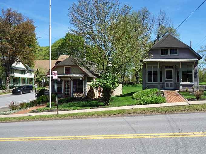 Victorian homes nestle under spring trees that provide shade older than most of our favorite television shows.
