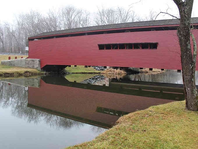 Still waters mirror every detail of this beauty, creating a reflection so perfect you'll think you're seeing double.