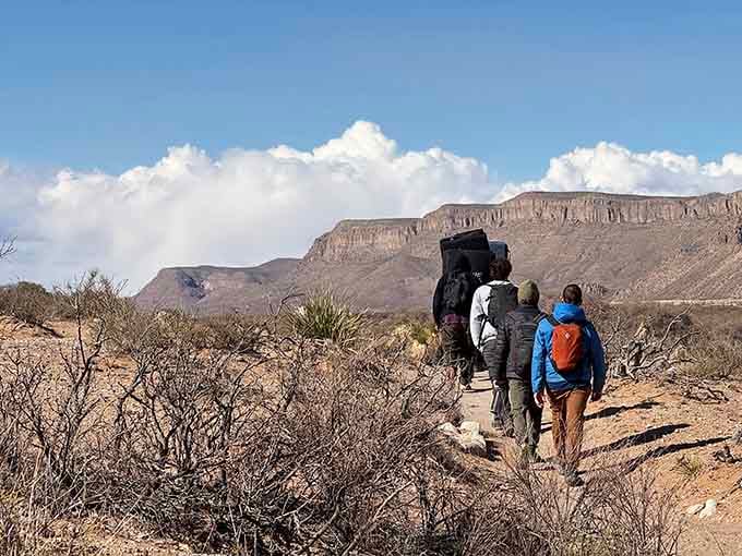 Hikers heading toward those dramatic cliffs discover why some adventures are worth every single step taken.