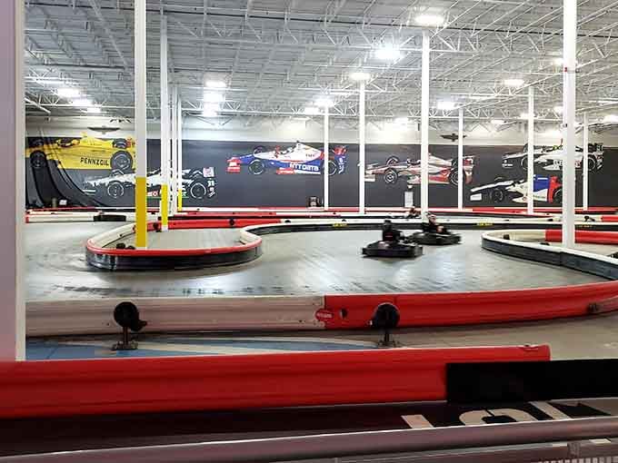 The track stretches ahead invitingly, promising thrills that remind us why we loved bumper cars as kids, upgraded.