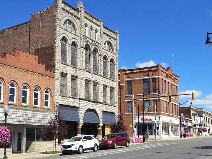 This solid brick building has the kind of bones that modern construction just can't replicate, no matter the budget.