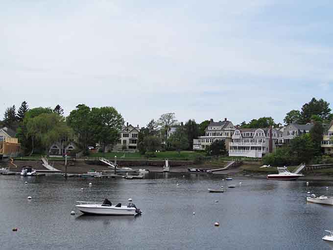 Waterfront living at its finest, where private docks and sailboats create a scene worthy of any postcard collection.