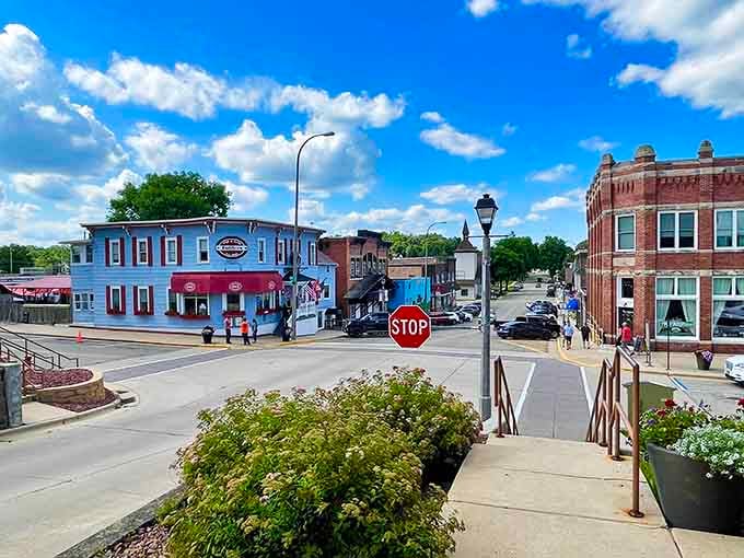 Colorful buildings and flower-filled planters line streets where yodeling wouldn't sound out of place on any given summer afternoon.
