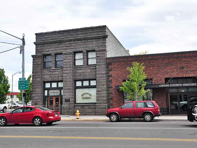 That weathered stone building holds local history within walls that have seen Oregon grow up around them through the decades.