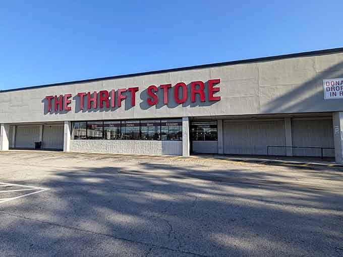That full parking lot on a sunny day tells the real story: locals know where to find the best deals in town.