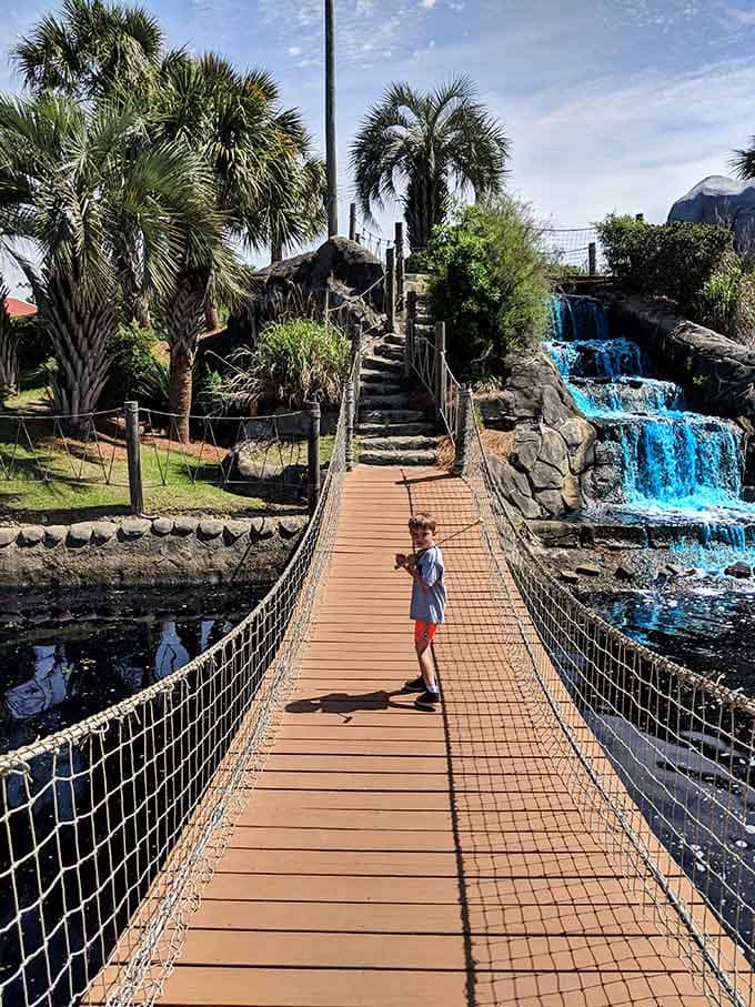 This suspension bridge offers views worth the wobbly walk, plus bragging rights for the less vertigo-inclined.