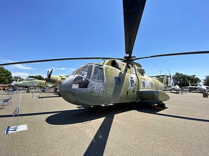The Jolly Green Giant helicopter earned its nickname rescuing downed pilots, proving heroes come in olive drab too.