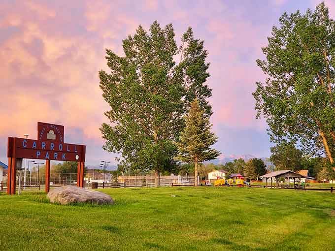 Carroll Park offers green space where kids can actually play without scheduled activities or parental supervision anxiety.