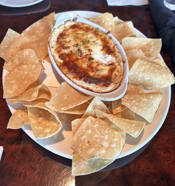 Hot, bubbly, cheesy dip surrounded by crispy chips is the kind of math that always adds up perfectly.