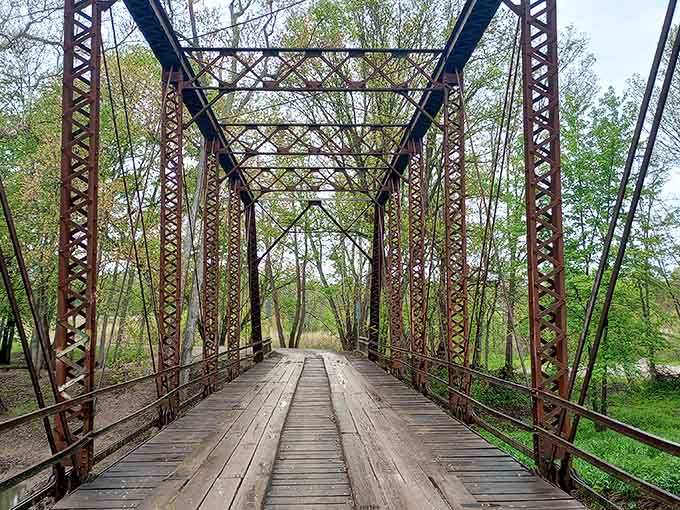 The Airtight Bridge stands as a rusty testament to engineering that's outlasted most modern construction projects.