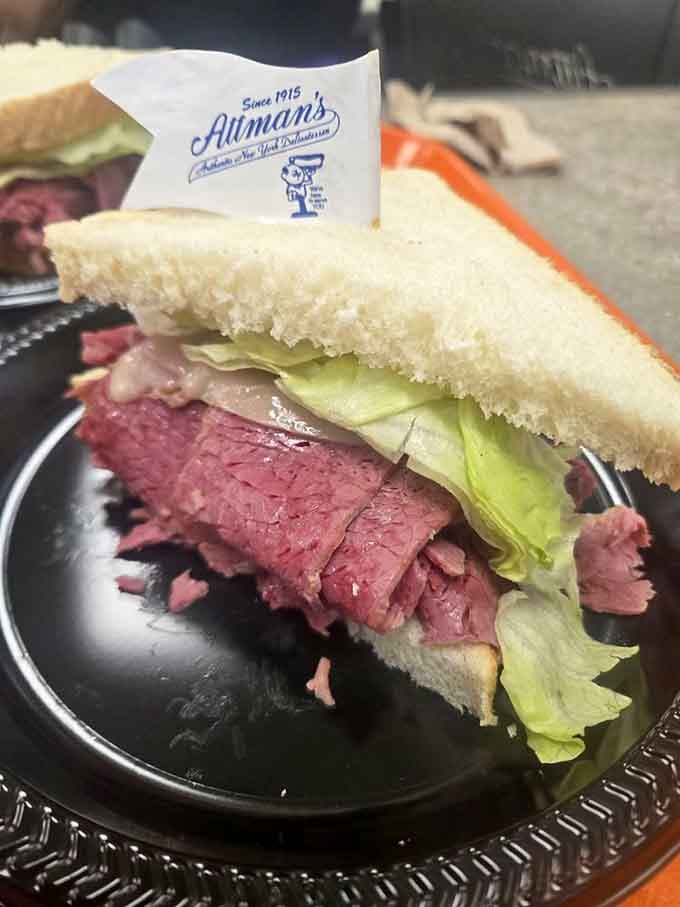 This corned beef stack defies gravity and common sense, in the most delicious way imaginable.
