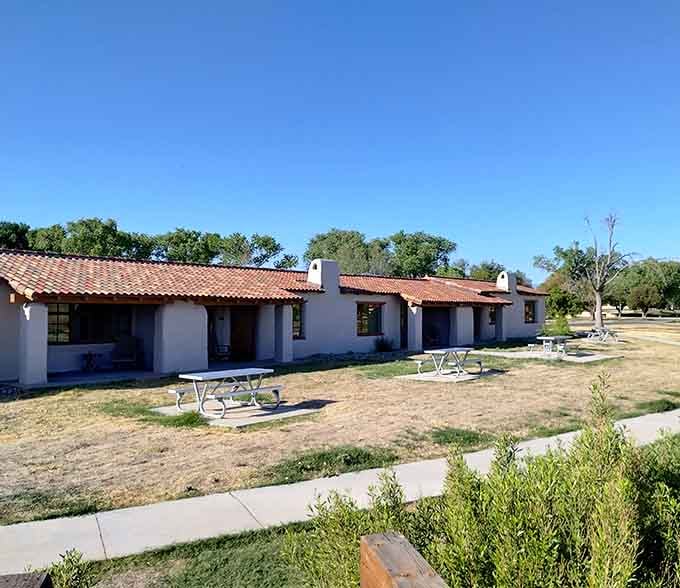 These Spanish-style cabins have been welcoming road-weary travelers since FDR was president, and they're still charming.