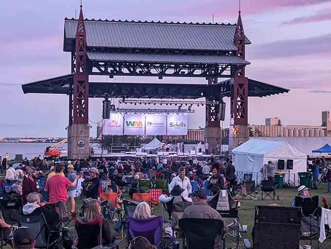 Lawn chairs, lake views, and live music create the holy trinity of summer entertainment done right.