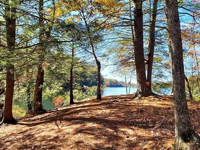 Mountains hugging a pristine lake: Pennsylvania's version of a warm embrace from nature itself.