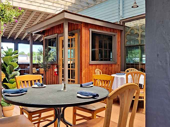 Outdoor dining with a view beats any fancy restaurant downtown, especially when fresh air is the best seasoning available.