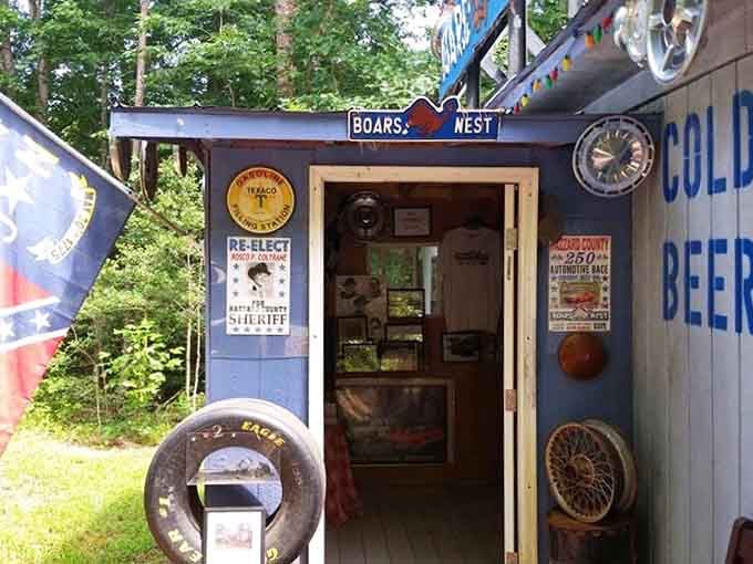 The entrance promises adventure, and trust me, it delivers on every single square inch inside.