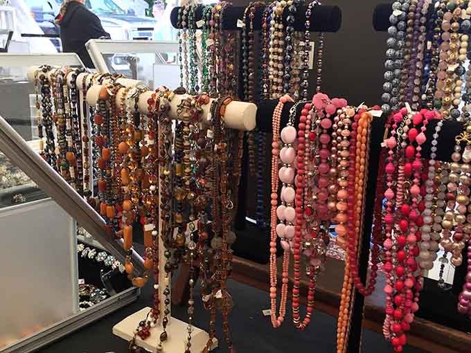 Vintage beaded necklaces in every color imaginable, because your jewelry box needs more personality and history.