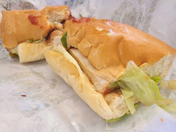 This chicken sandwich proves that sometimes simple preparations create the most memorable flavor experiences you'll have.