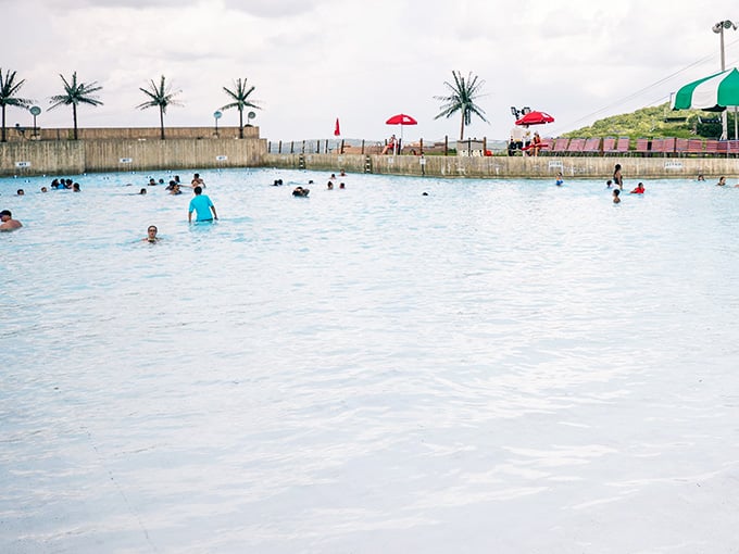 The wave pool where you can pretend you're surfing without the sharks, jellyfish, or embarrassing wipeouts on rocks.