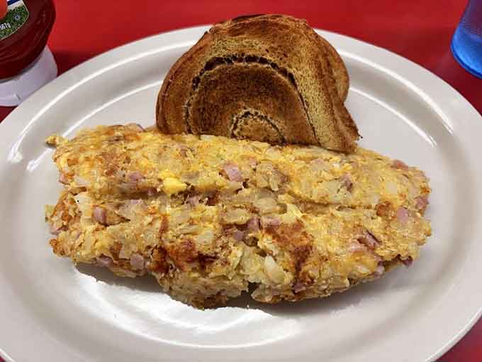 The garbage omelet: proof that sometimes the best things in life come from throwing caution to the wind.