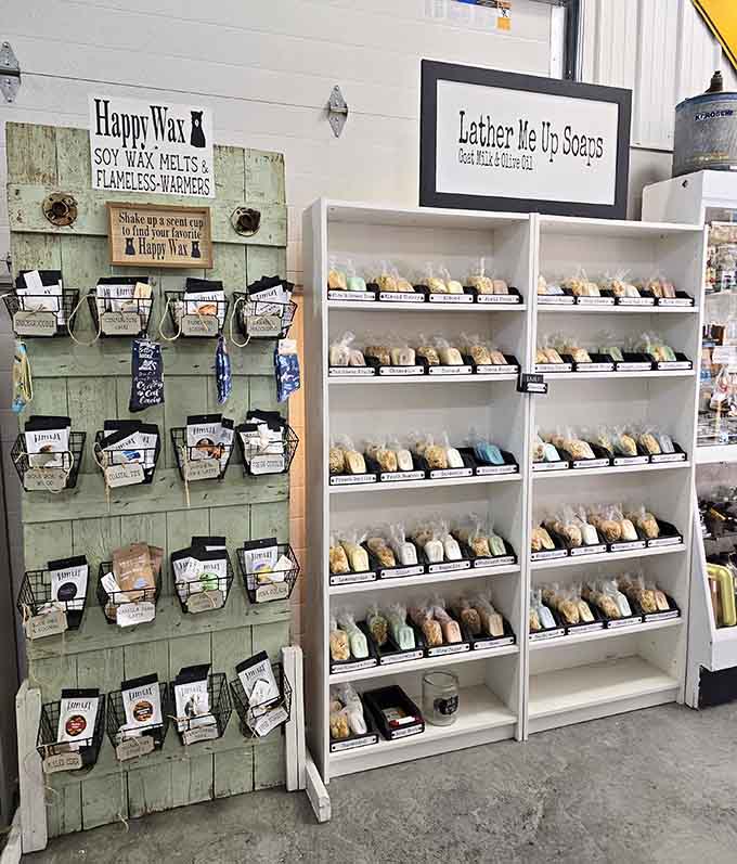 Handmade soaps and wax melts bring artisan charm to everyday essentials, proving small businesses still create magic in booths.