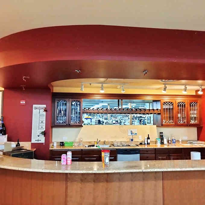The tasting bar stands ready to help you make informed decisions, which is fancy talk for trying before buying.