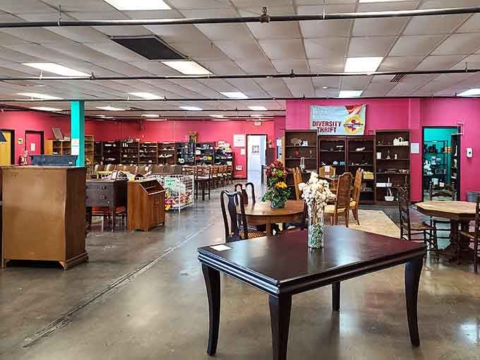 Furniture showrooms wish they had this kind of selection – minus the mortgage-sized price tags, of course.