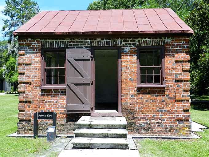 The 1791 Privy proves that even the most humble structures were built with serious craftsmanship back then.