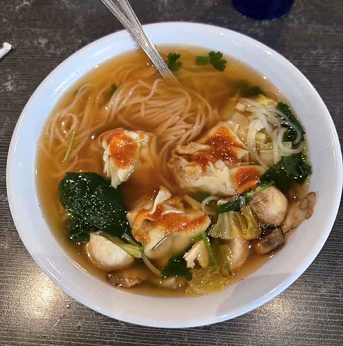 A steaming bowl of pho that'll warm your soul and make you forget all about that drizzly Seattle weather.