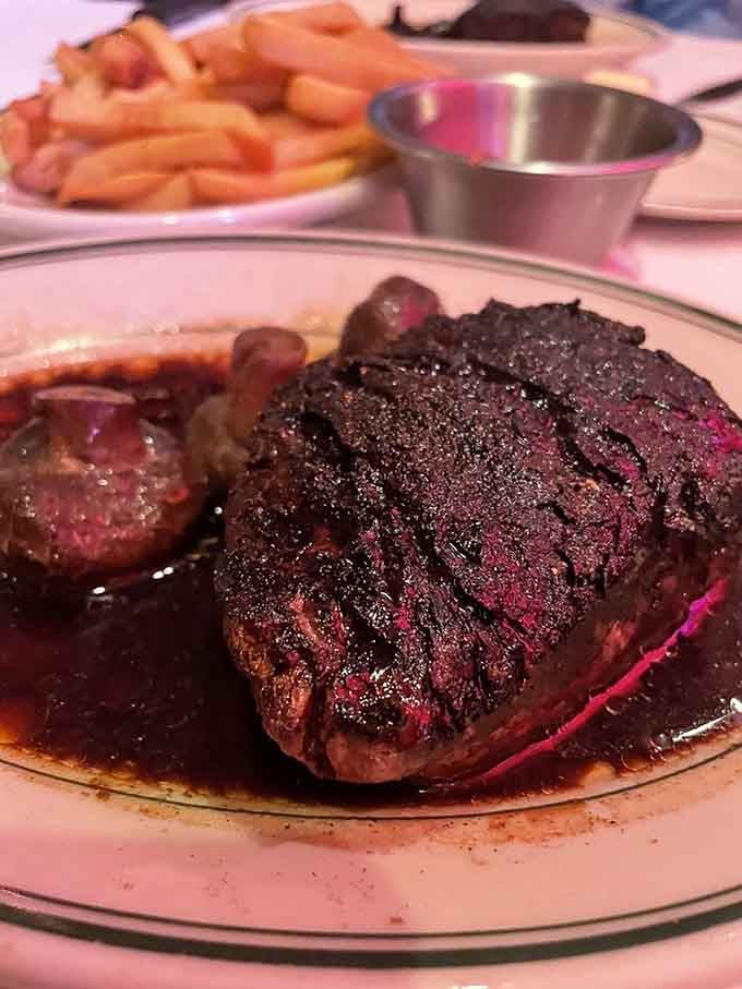 Perfectly seared filet mignon that's so tender, your knife is practically unnecessary at this point.