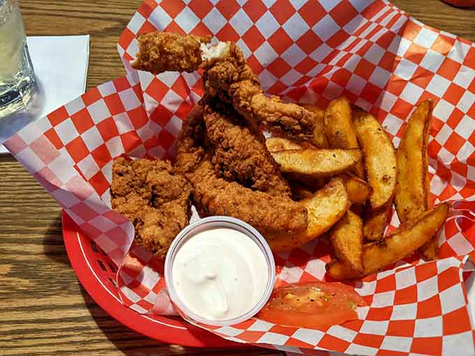 Those chicken tenders and JoJo wedges prove that sometimes the simplest presentations deliver the biggest flavor punches.